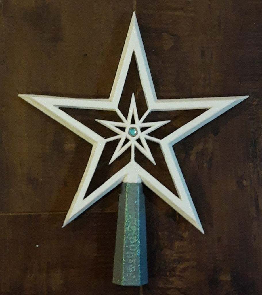 Free STL file X-Mass tree topper 🌳・3D printable design to download・Cults