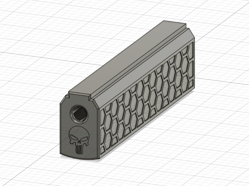 STL file MK23 Silencer v2・Template to download and 3D print・Cults