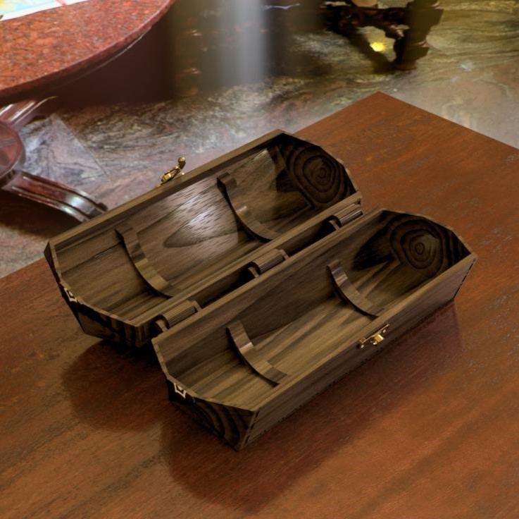 Free STL file Leonardo's Cryptex box.・3D printing template to download ...