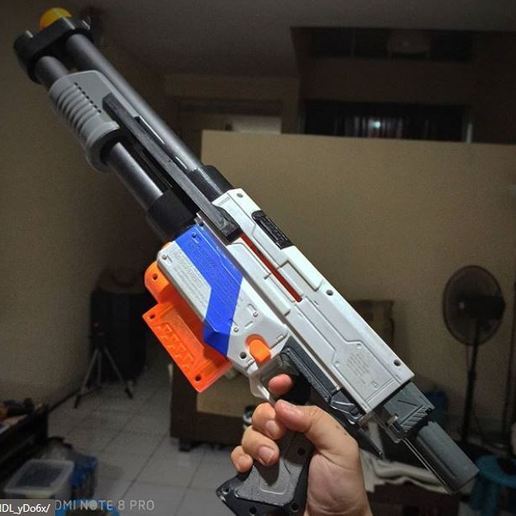 Download STL file Nerf Retaliator Shotgun kit - The Renegade • 3D ...