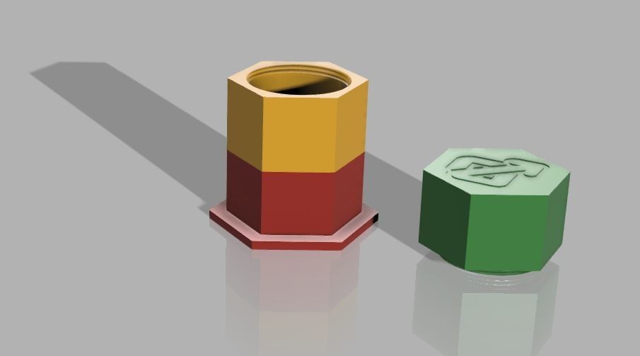 STL file Hexagonal Container・3D print design to download・Cults