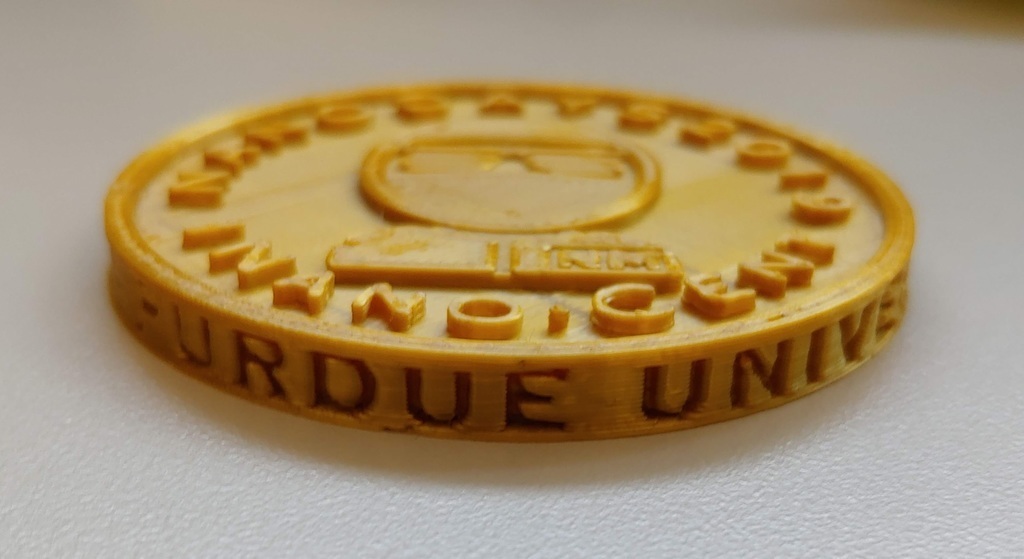 Free STL file Purdue University Coin Nanocent Nanodays・3D printer model ...