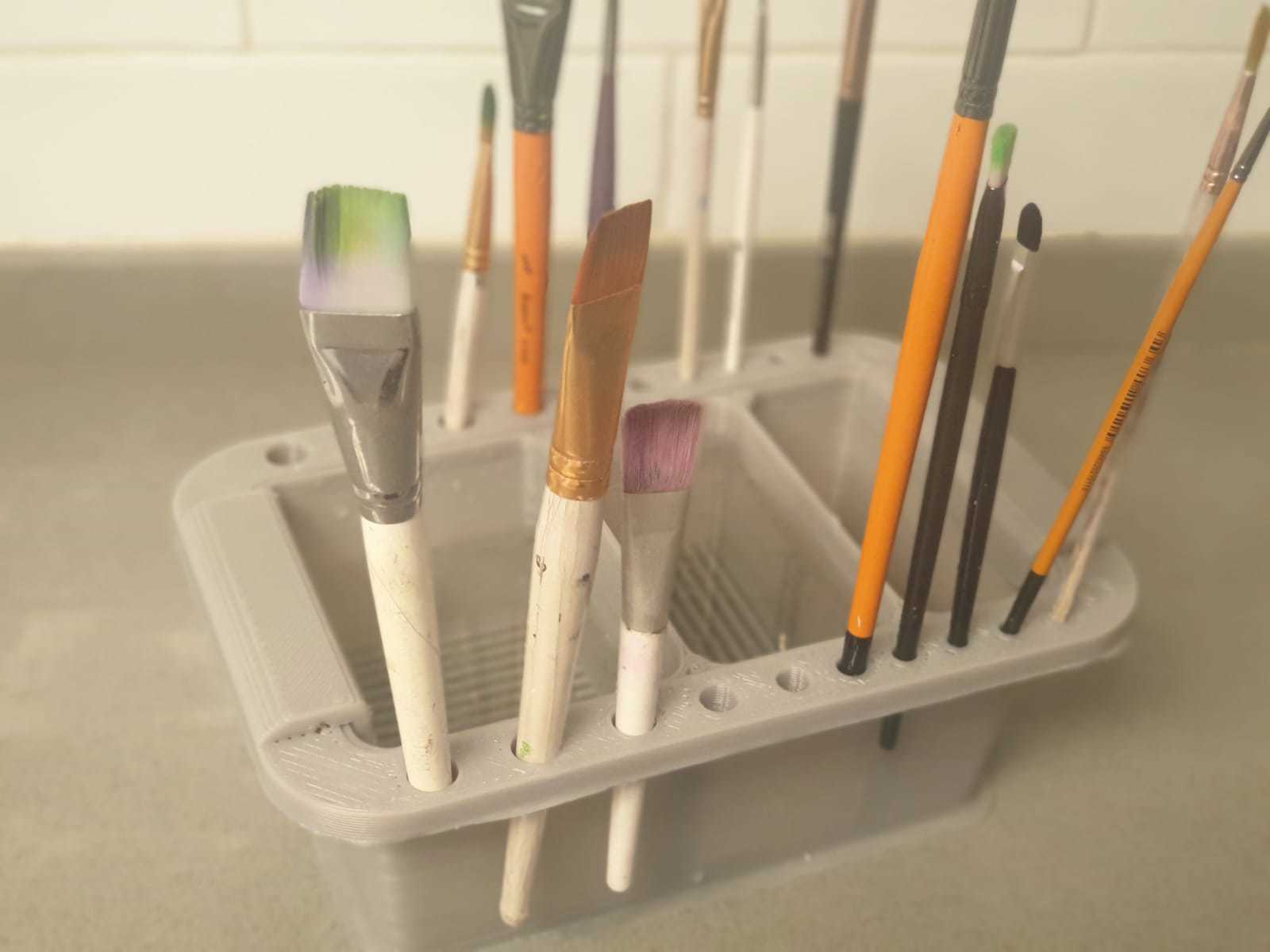 Download STL file Brush stand • 3D printer design ・ Cults