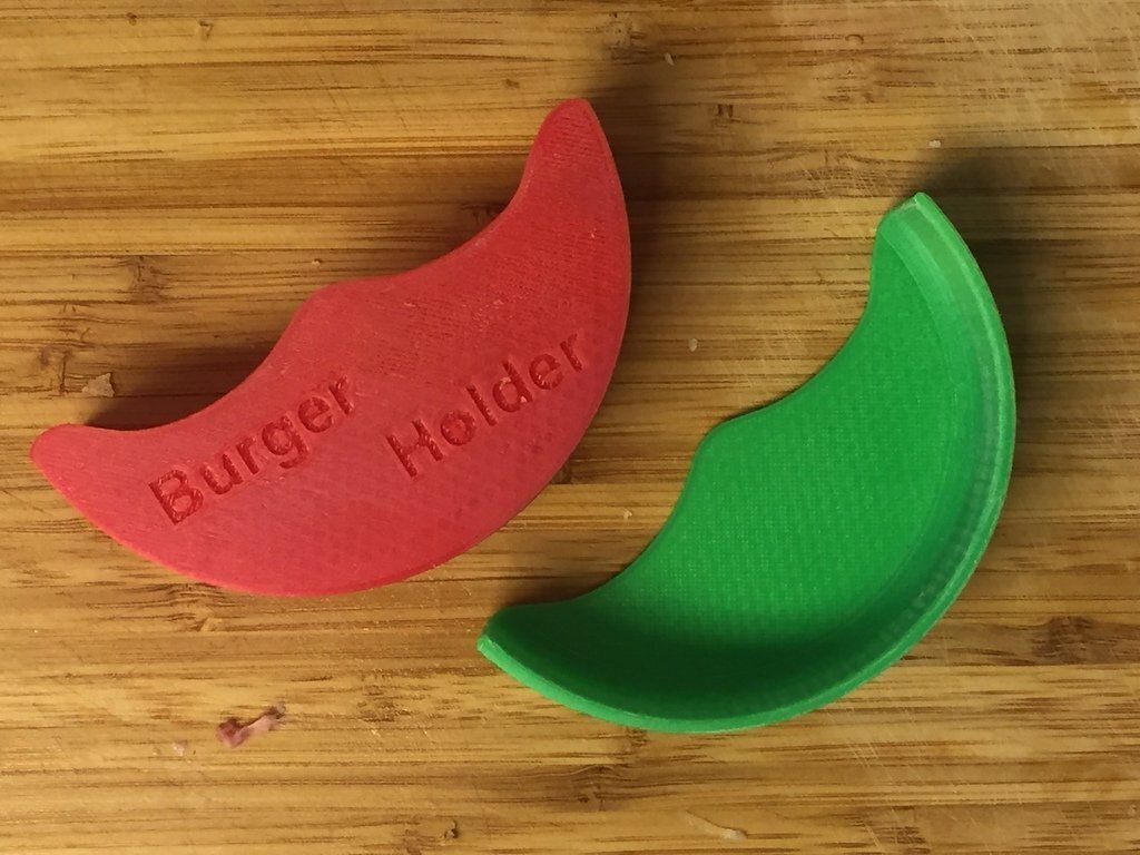Free STL file Burger Holder・3D printing model to download・Cults