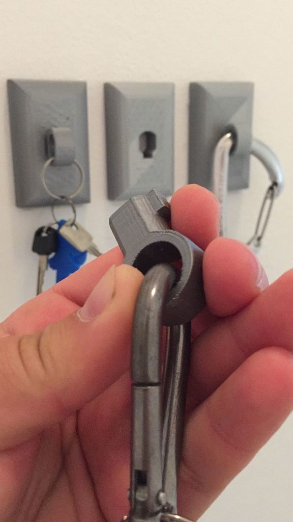 Free STL file Trinket wall mount for your keys 🧞‍♂️・Template to ...