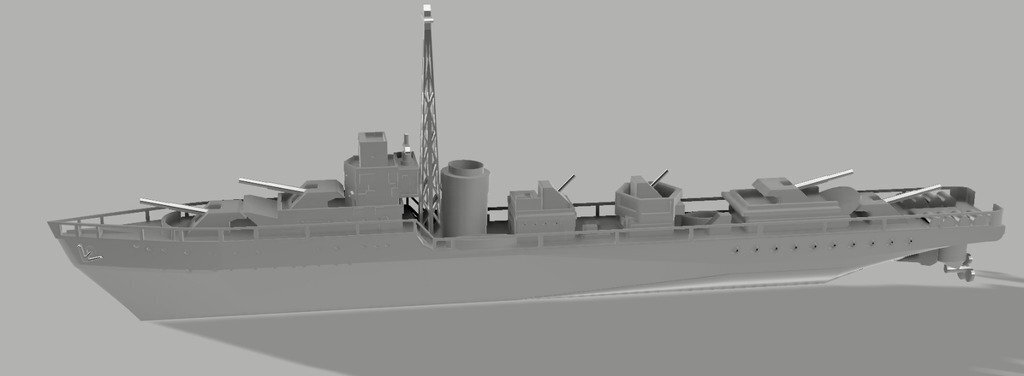 Descargar archivo STL El celoso barco clase Eilat Destroyer • Diseño ...