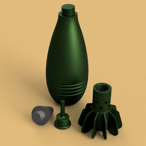 Download STL file Mortal mine thrower • 3D printer template ・ Cults