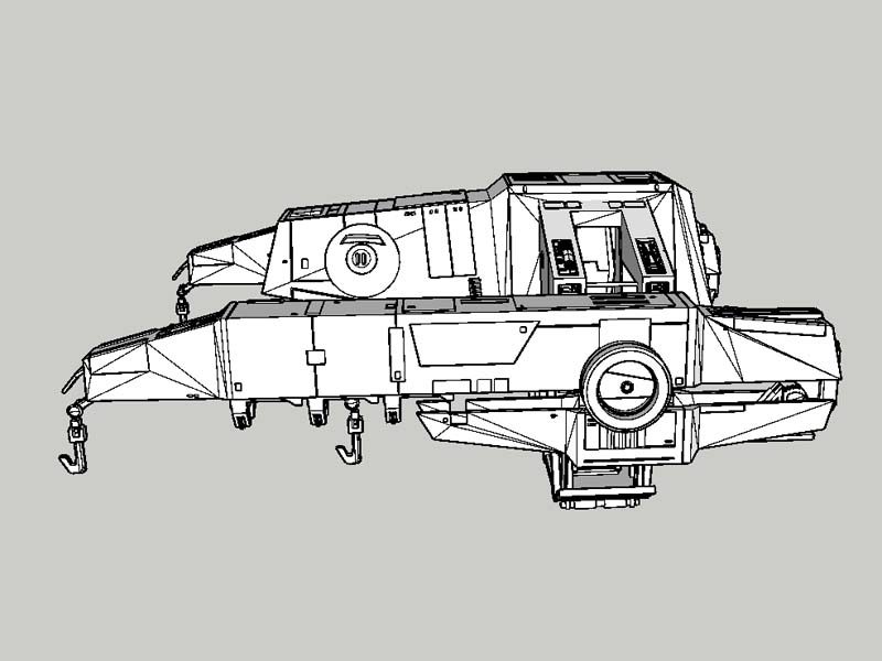 3D file at hauler 3.75 star wars ⭐・3D printable model to download・Cults