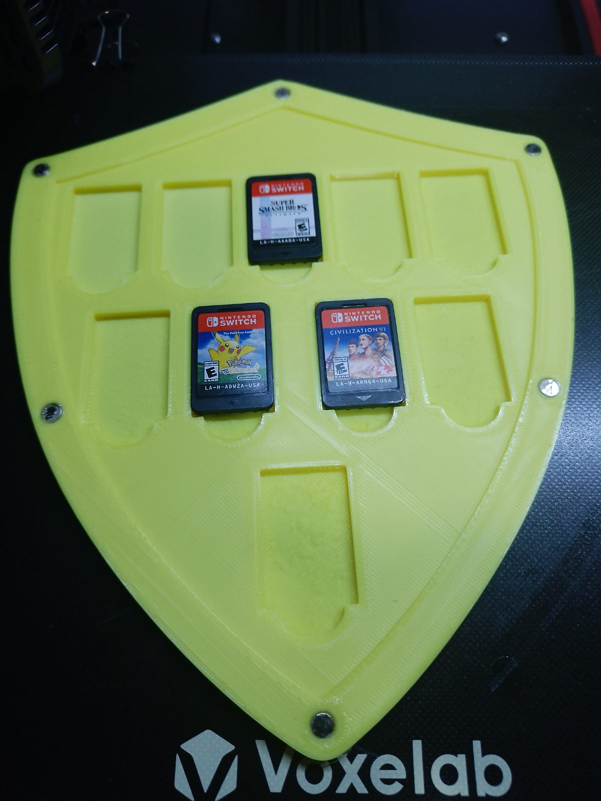 Fichier STL Étui Zelda Shield cartouches Nintendo Switch 🛡️・Design imprimable en 3D à ...
