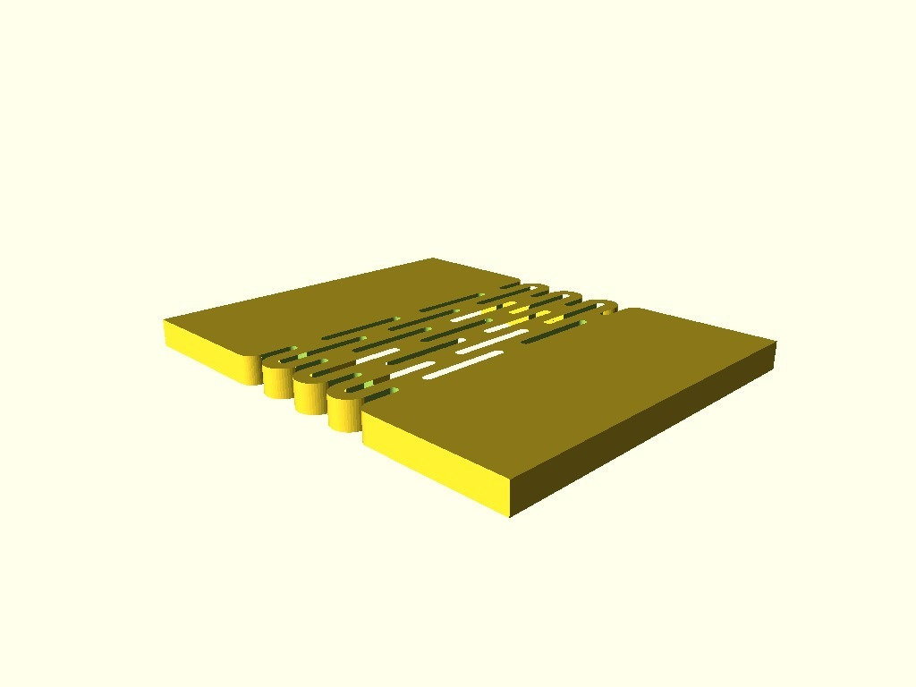 Free 3D file Slotter - a lattice hinge module for OpenSCAD・3D printing ...