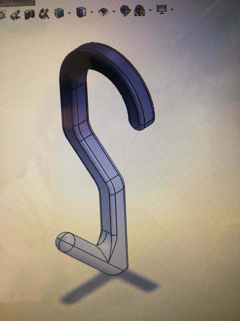 Free STL file Hook for backpack・3D printer design to download・Cults