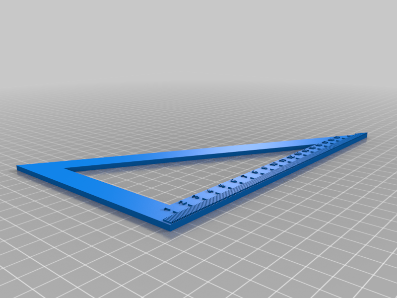 Free STL file Centimeter Triangular Ruler・Model to download and 3D ...