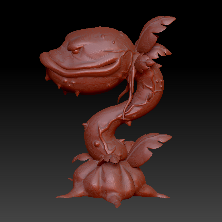 OBJ file Spitter Plant・3D printable model to download・Cults