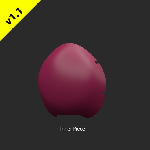 Download free STL file Inner Piece for v1.1 cover • Template to 3D ...