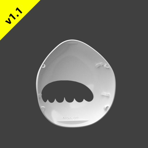 Download free STL file Dust Mask Cover v1.1 Design 12-Beards1 • 3D ...