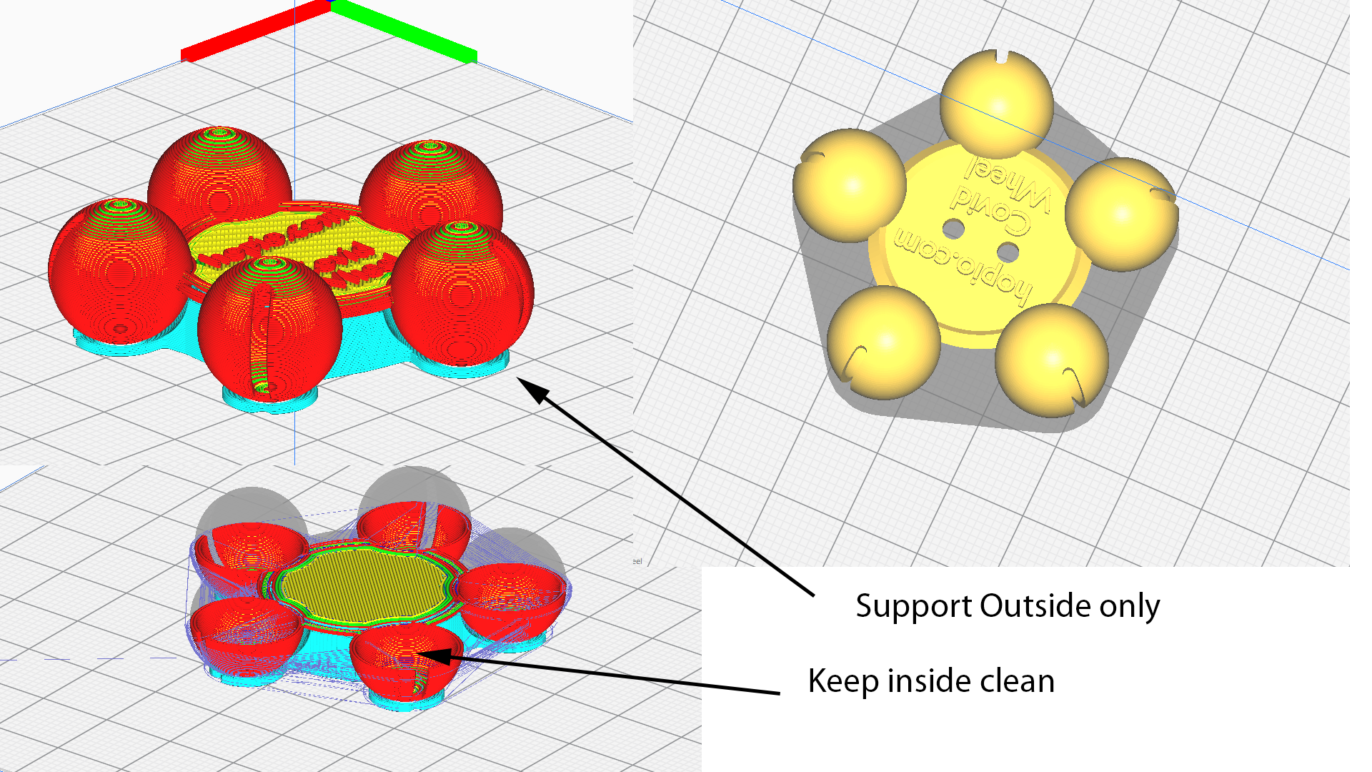Free STL file Hopio- covid whistle wheel Design1・3D printing idea to ...