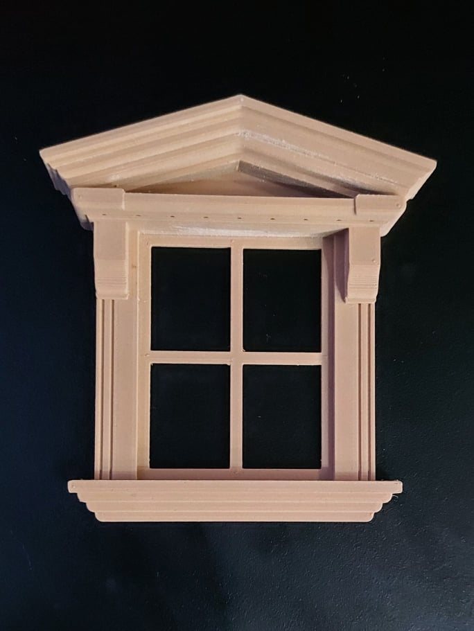 STL file 1/12 Dollhouse window (Model No.1)・Model to download and 3D ...