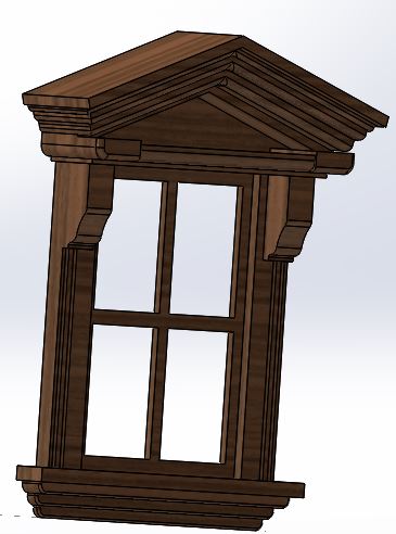 STL file 1/12 Dollhouse window (Model No.1)・Model to download and 3D ...