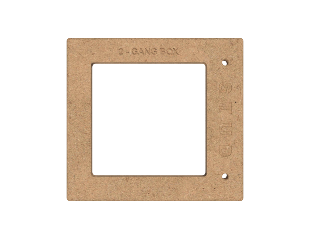 Free 3D file 2-Gang Electrical Box Cutout Template 📦・3D printing idea ...