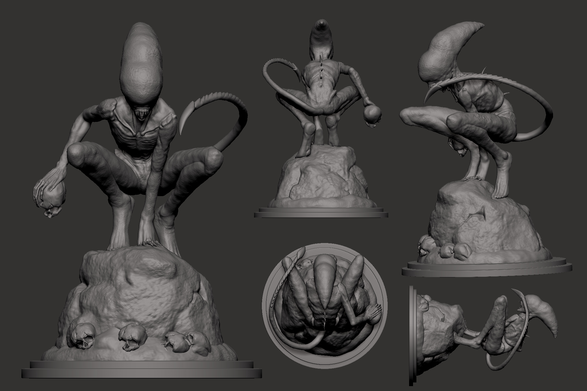 Fichier 3D Alien Covenant Neomorph・Plan à imprimer en 3D à télécharger ...