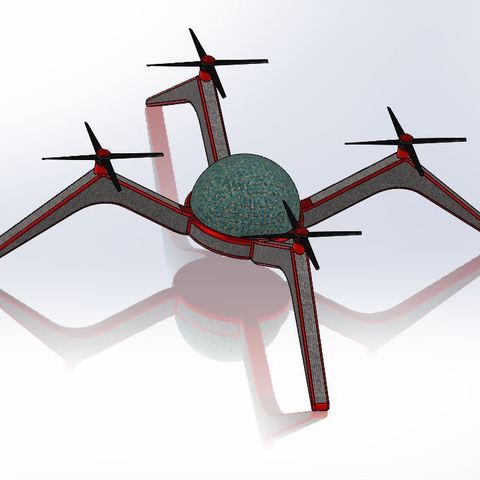Download 3D printer files Conceptual UAV- Spider CAD ・ Cults