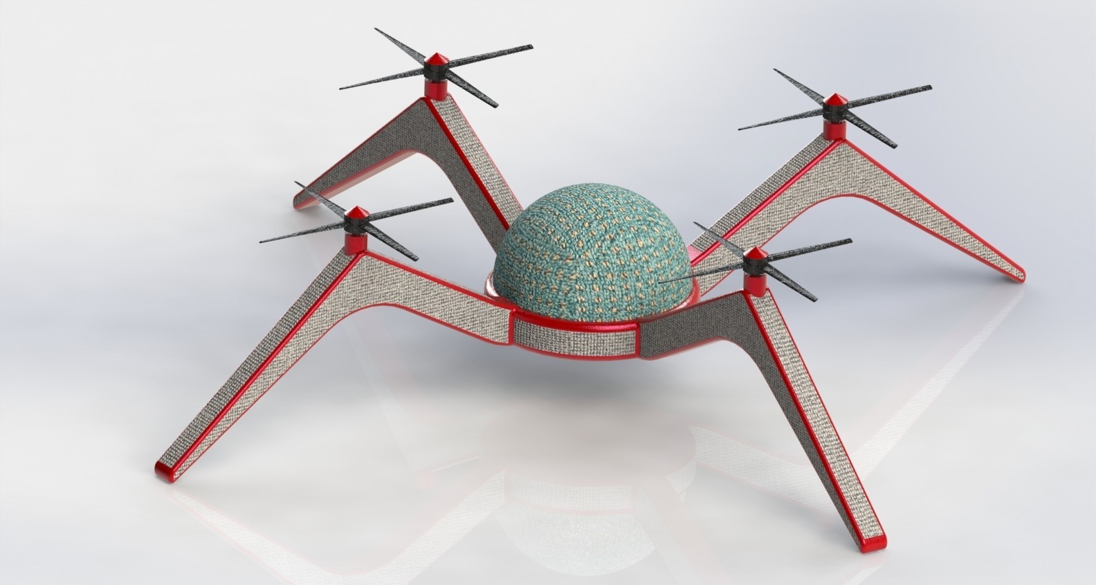 STL file Conceptual UAV- Spider CAD・3D printable model to download・Cults