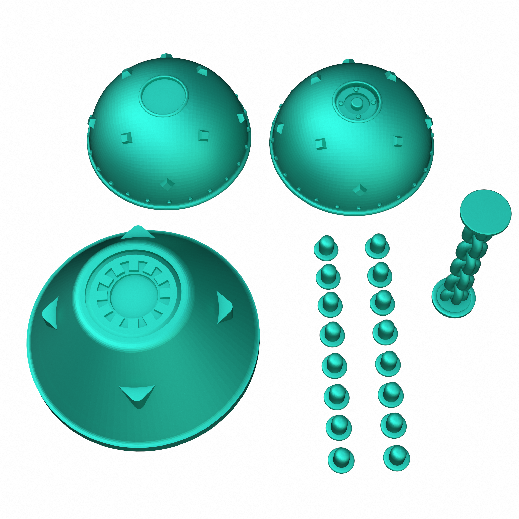 STL file Mini Naval Mine 🪖・Model to download and 3D print・Cults