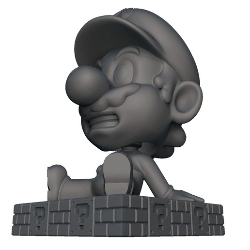 Download STL file Mario Bobble head • 3D printing template ・ Cults