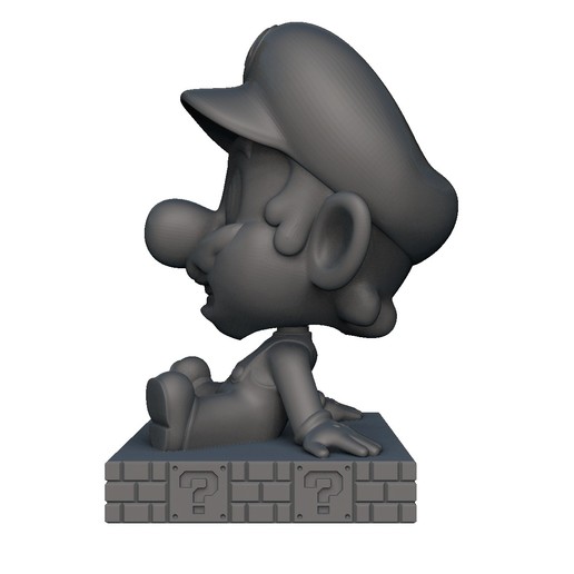 Download STL file Mario Bobble head • 3D printing template ・ Cults