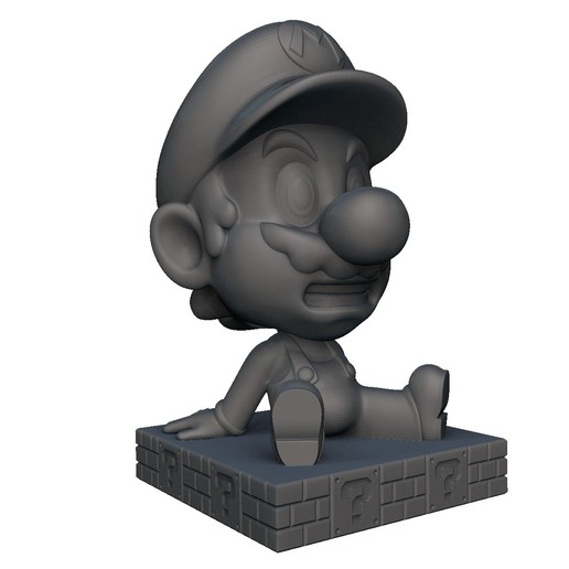 Download STL file Mario Bobble head • 3D printing template ・ Cults
