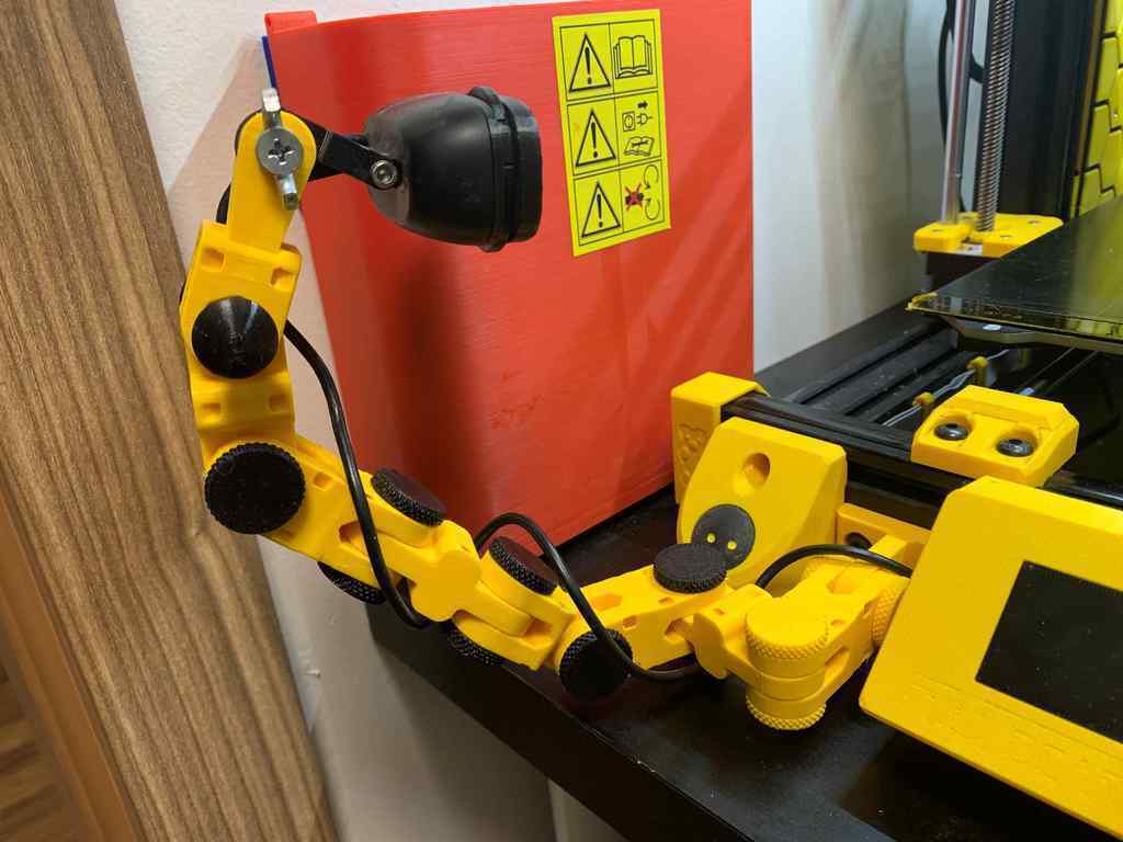 Free STL file Articulating Camera Mount with GoPro and 2040/3030 ends 📷 ...