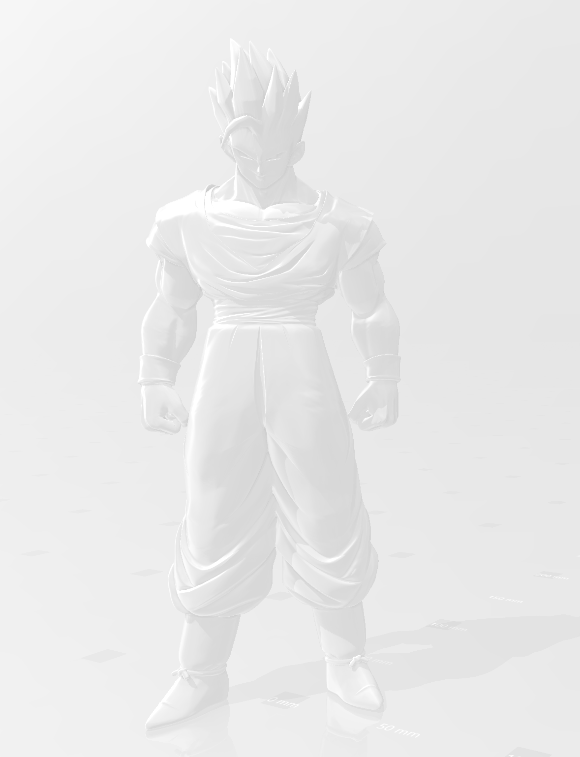 STL file Mystic Gohan HD 💬・3D printable model to download・Cults