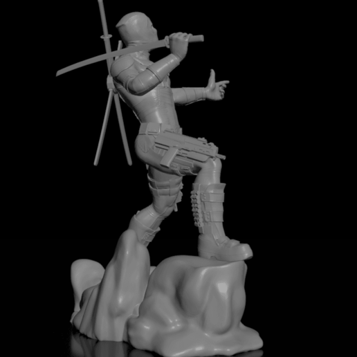 Download STL file Deadpool stl 3D print model • 3D print model ・ Cults