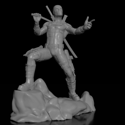 Download STL file Deadpool stl 3D print model • 3D print model ・ Cults