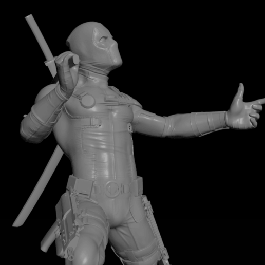 Download STL file Deadpool stl 3D print model • 3D print model ・ Cults