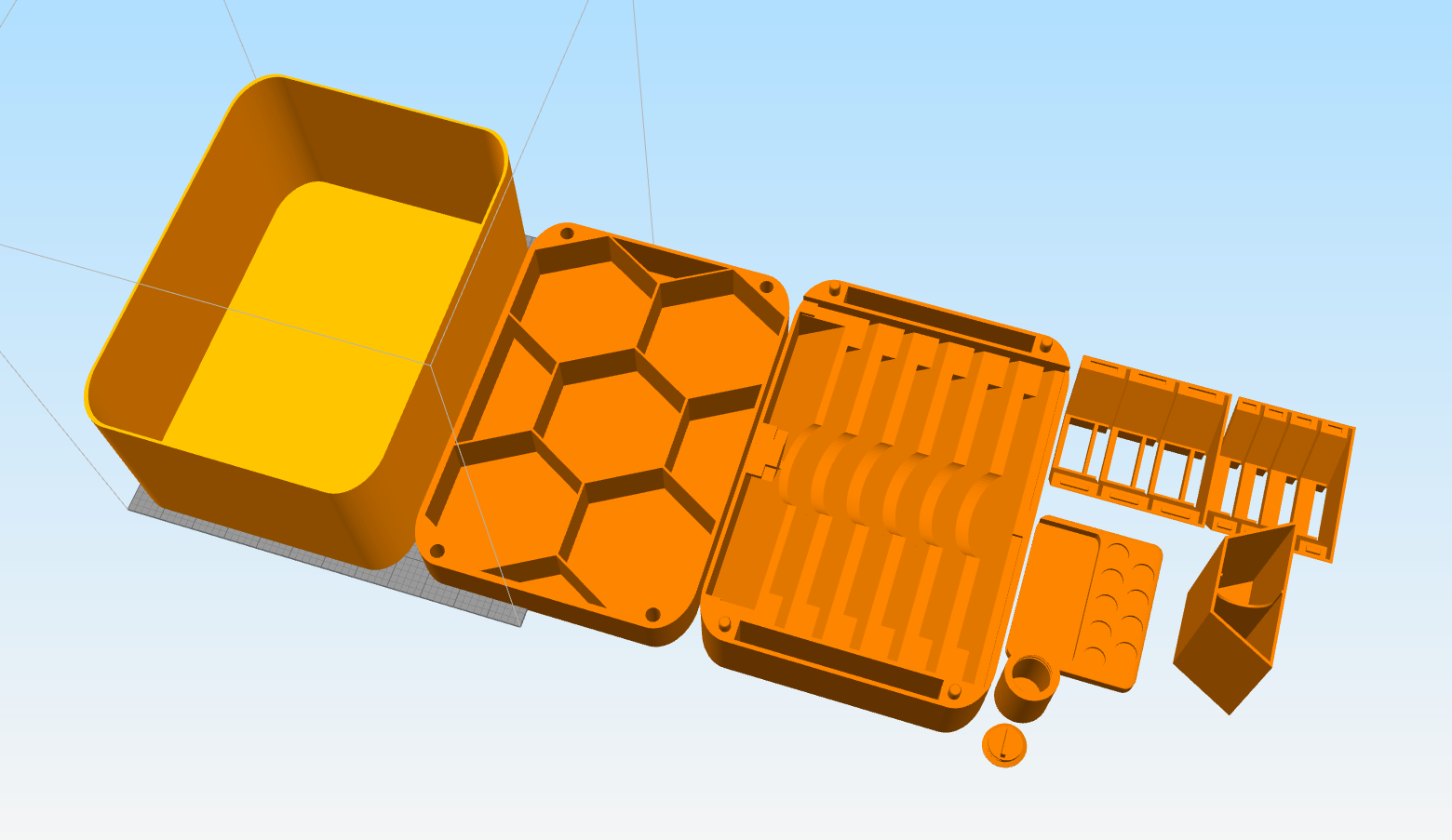 STL file Settlers of Catan 3D Printed storage for interlocking game ...