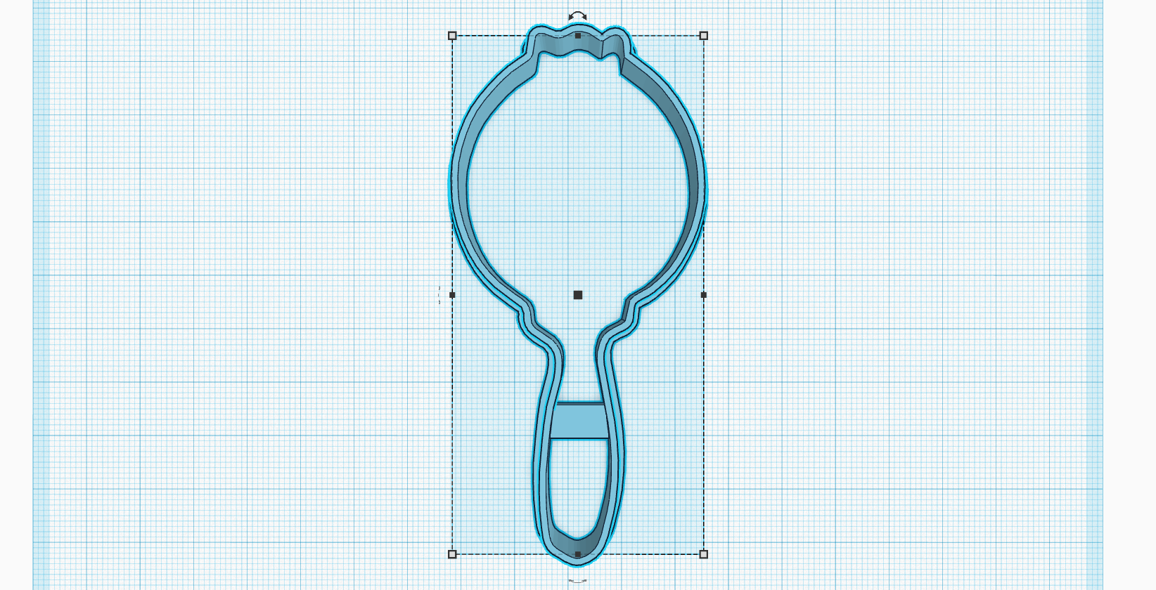 STL file MIRROR COOKIE CUTTER SILUET・3D printable model to download・Cults