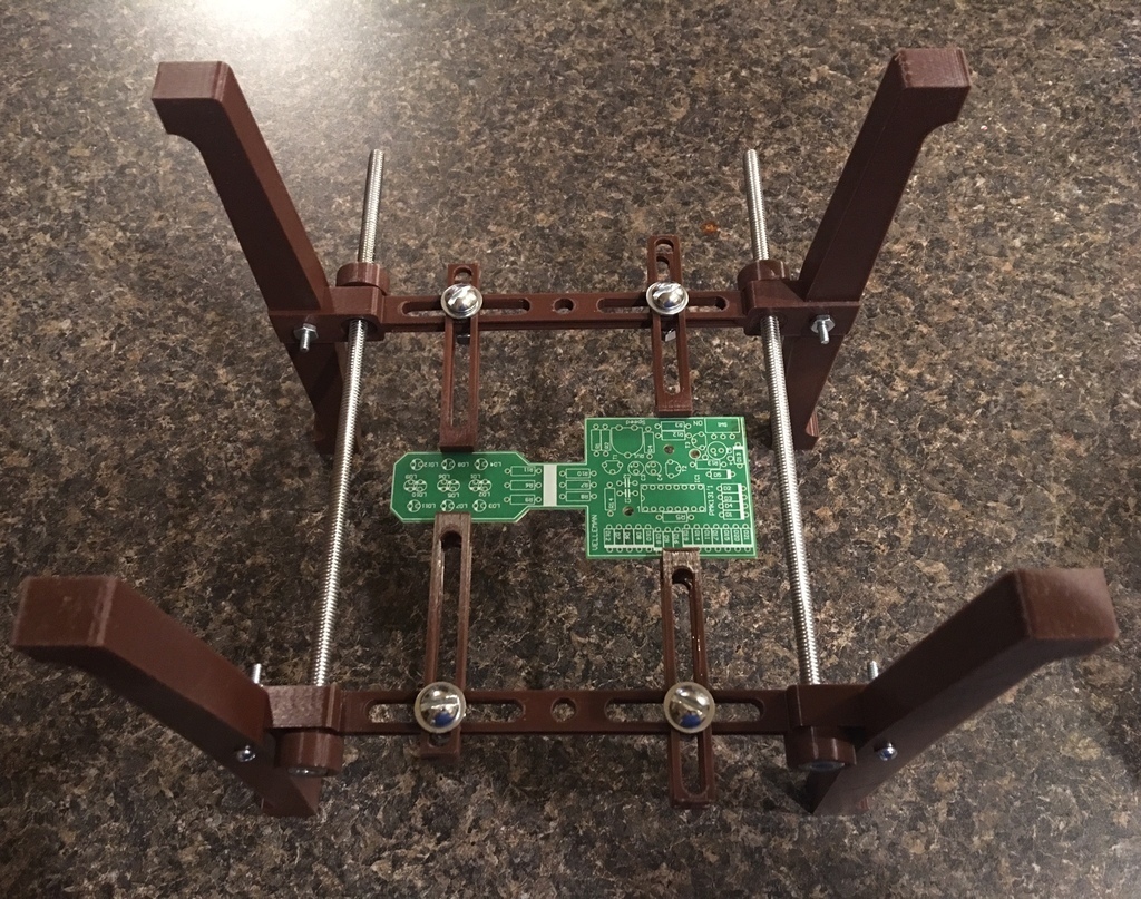 Free 3D file PCB / Circuit Board Holder - Soldering Helper・3D printing ...