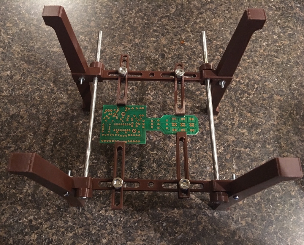 Free 3D file PCB / Circuit Board Holder - Soldering Helper・3D printing ...