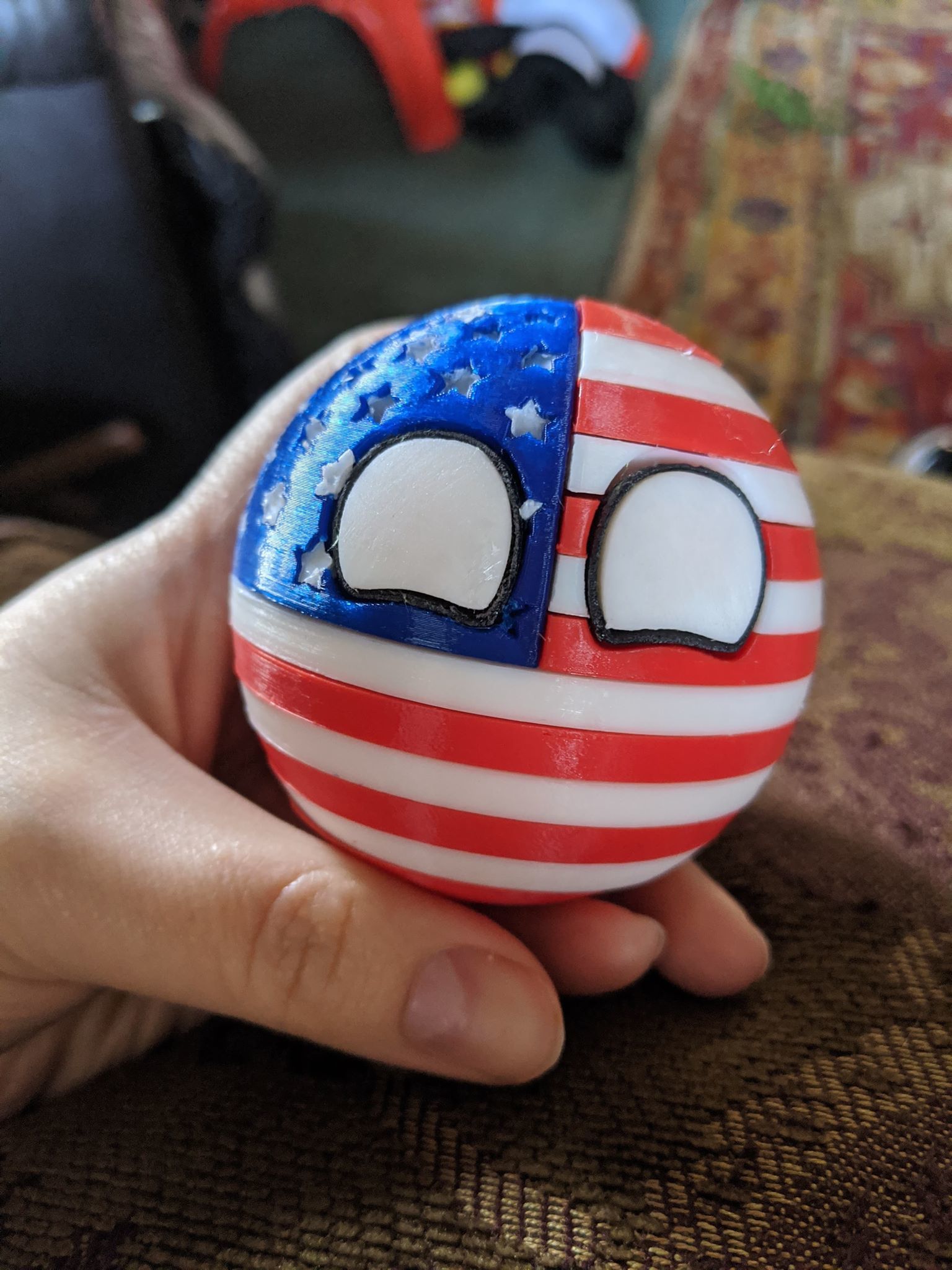 Descargar archivo STL gratis USABALL • Diseño para impresión en 3D ・ Cults