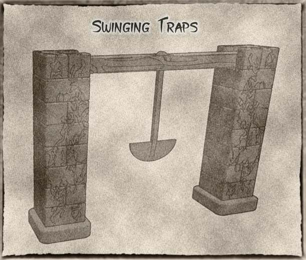 Free STL file Swinging Traps for Dungeons and Dragons, Pathfinder ...