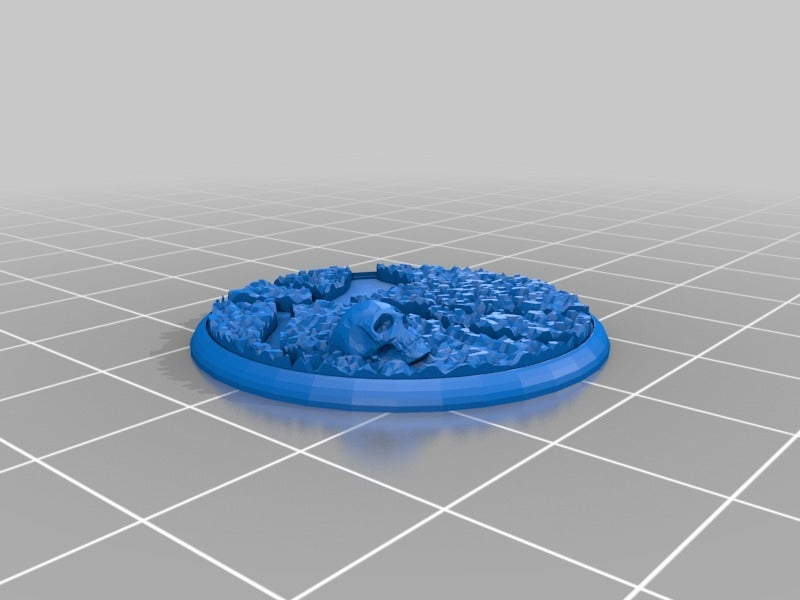 STL file 32mm Lava and The Abyss Bases (x12) - Dark and Evil Themed Set ...