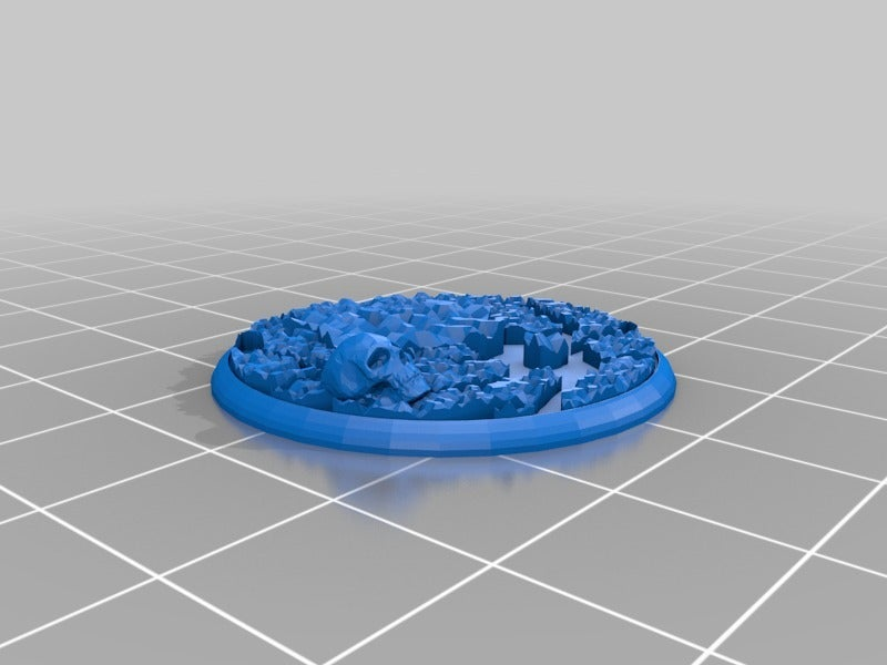 STL file 32mm Lava and The Abyss Bases (x12) - Dark and Evil Themed Set ...