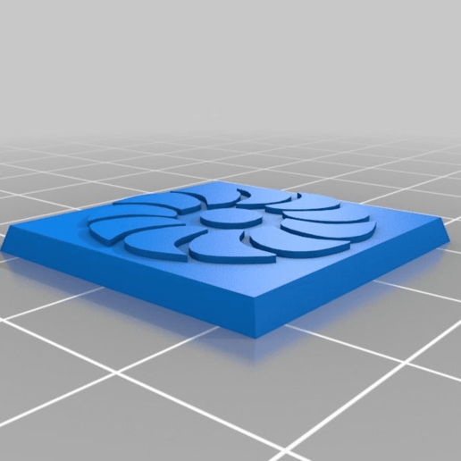 Download free STL file 44 Square Bases (25mm) for Dungeons & Dragons or ...