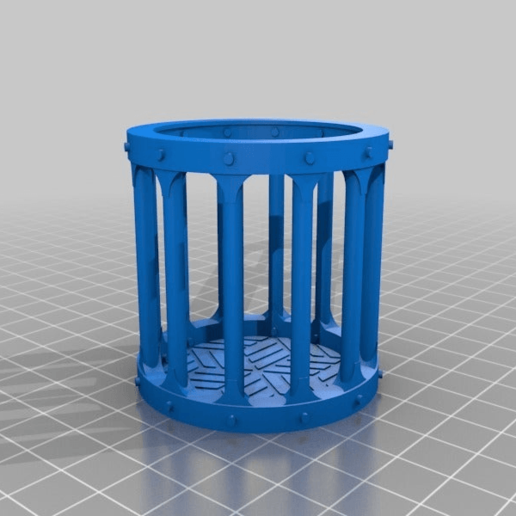 Download STL file D&D Dice Prison I or Jail with Lid for Dungeons ...