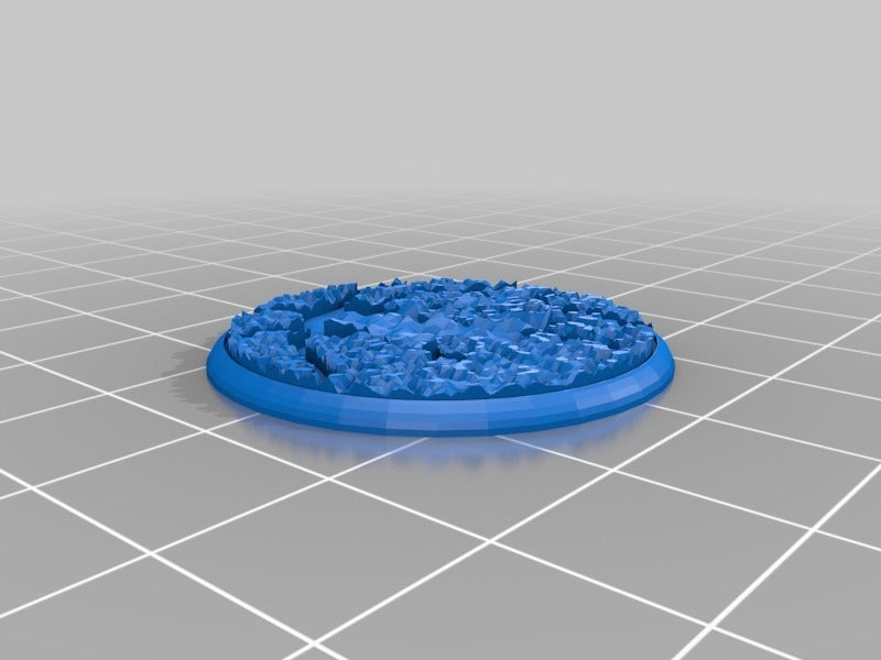 STL file 32mm Lava and The Abyss Bases (x12) - Dark and Evil Themed Set ...