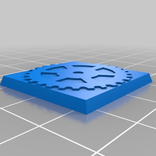Download free STL file 44 Square Bases (25mm) for Dungeons & Dragons or ...