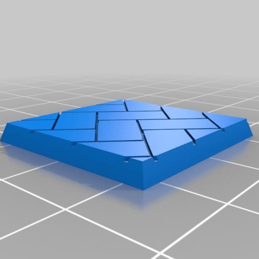 Download free STL file 44 Square Bases (25mm) for Dungeons & Dragons or ...
