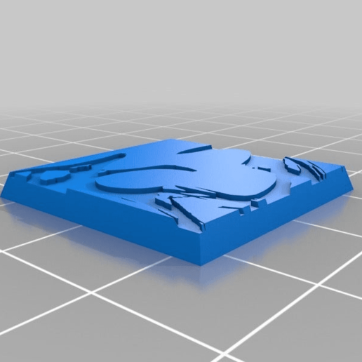 Download free STL file 44 Square Bases (25mm) for Dungeons & Dragons or ...