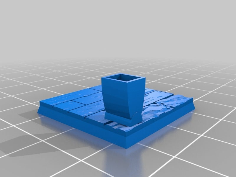 Free STL file 1 Inch Square Miniature Bases (x11) Wooden Interior ...